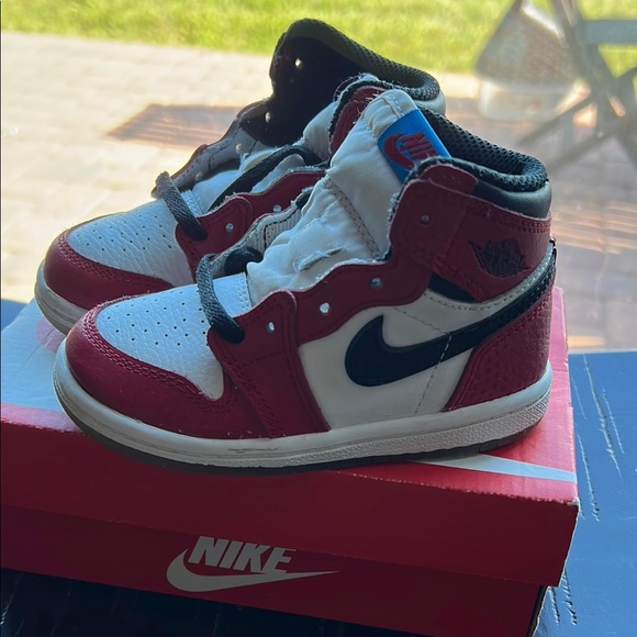 Nike | Shoes | Kids 28 Marvel X Air Jordan 1 Retro High Td Origin Story ...